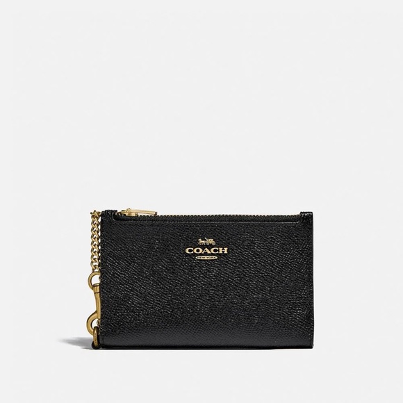Coach | Bags | Coach Zip Chain Card Case Nwt | Poshmark